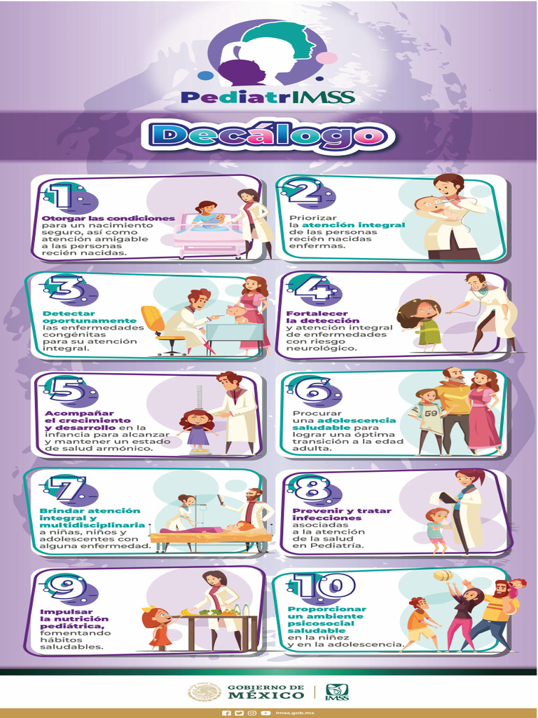 Decalogo Pediatrimss Derechohabiente | PDF