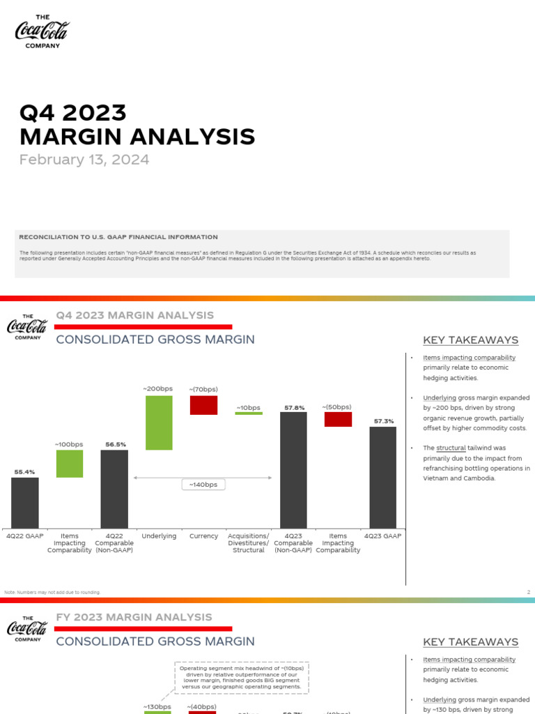 Q4 and FY23 Margin Analysis Schedule - Final With GNG | PDF | Money | Business Economics