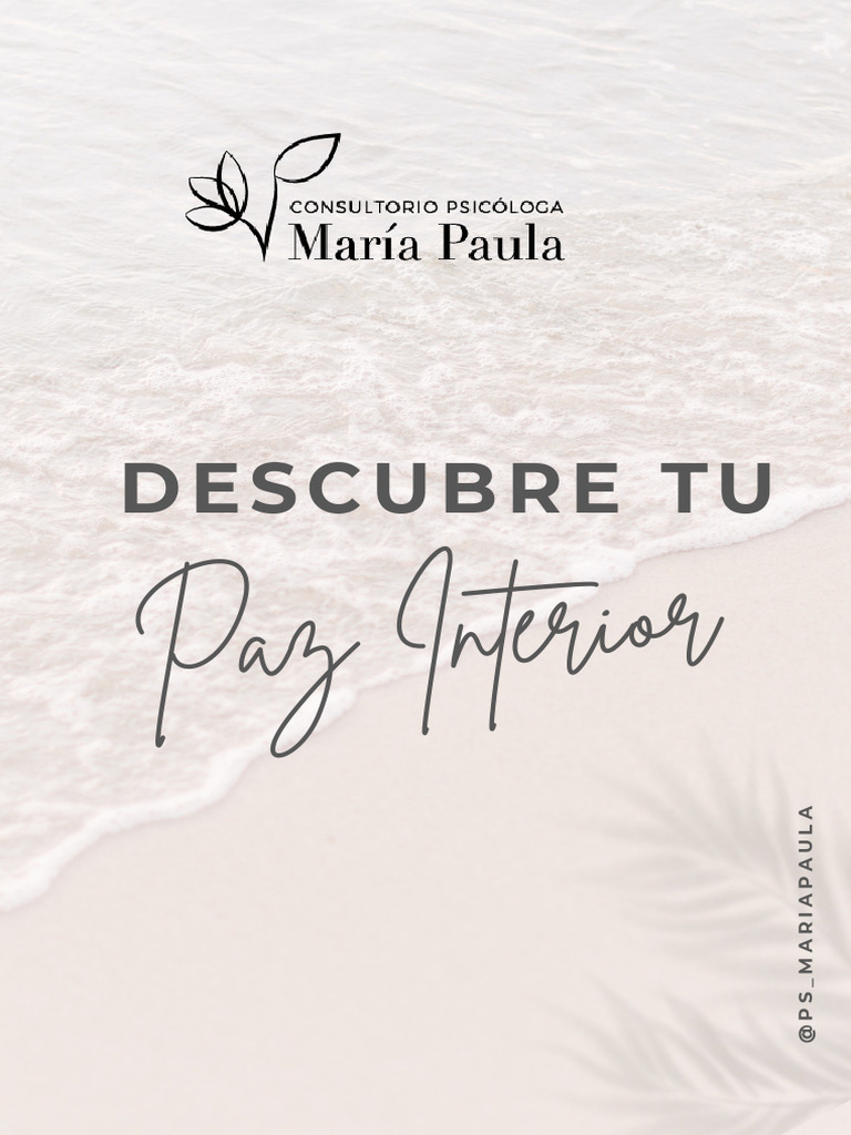 EBook Descubre Tu Paz Interior | PDF | Meditación | Atención plena