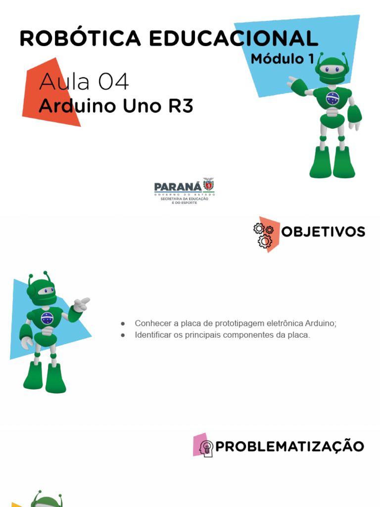 Aula 04 Arduino Uno R3 | PDF | Arduino | USB