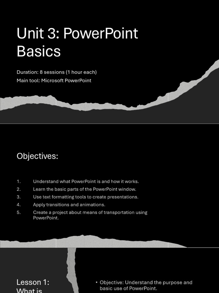 PowerPoint Basics Course Overview | PDF