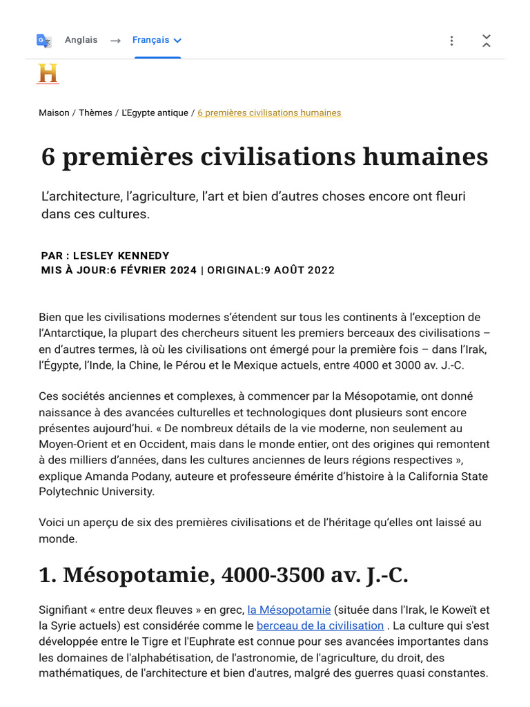 6 Early Human Civilizations _ HISTORY | PDF | History Of China ...