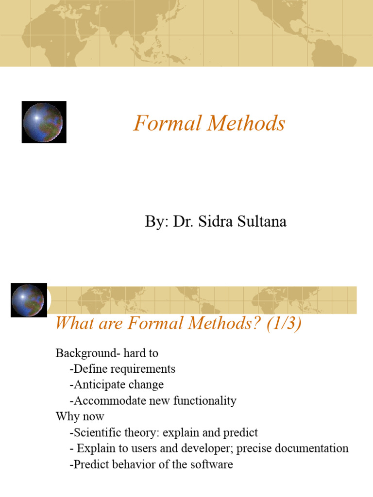 03 Formal Methods Contd - pptx-3 | PDF | Argument | Deductive Reasoning