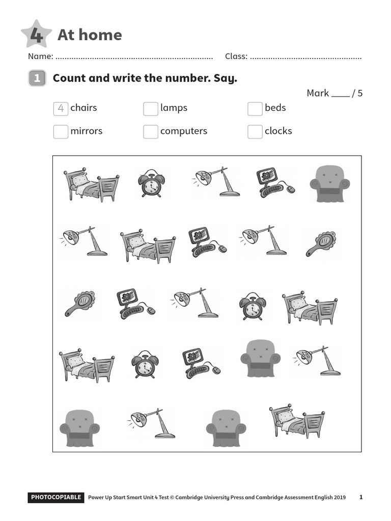 Power Up Smart Start Online Tests Unit 4 | PDF