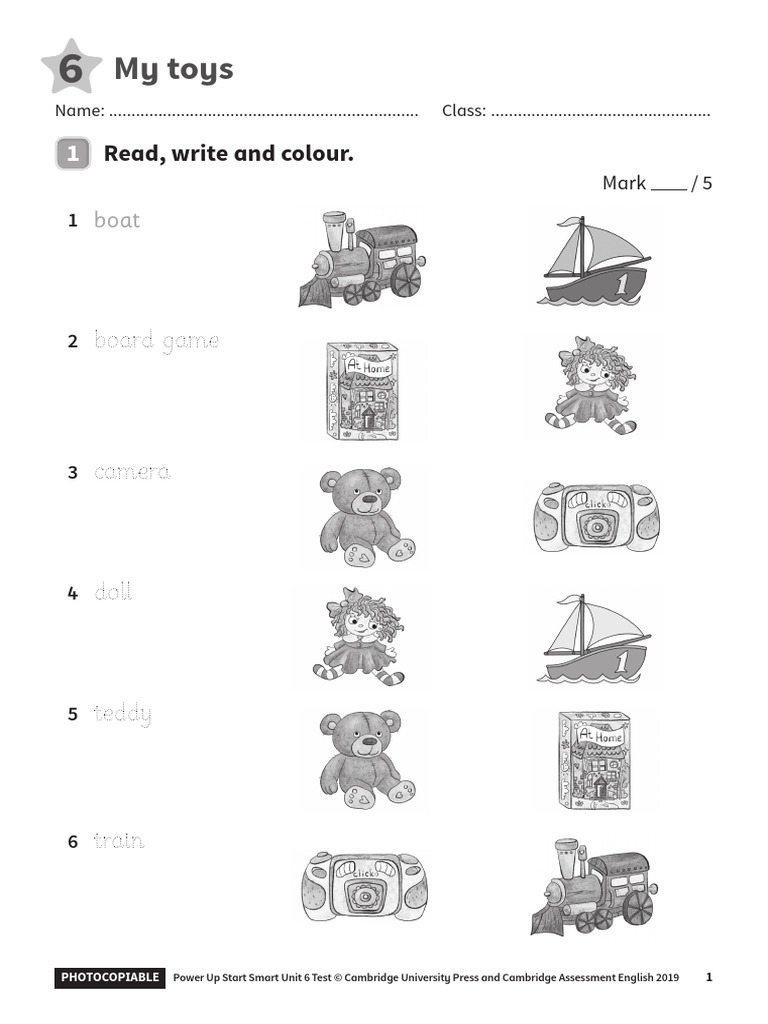 Power Up Smart Start Online Tests Unit 6 | PDF