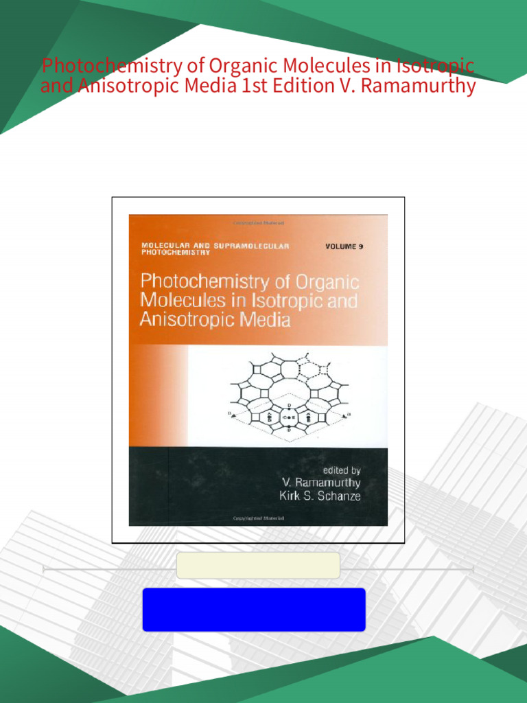 Photochemistry of Organic Molecules in Isotropic and Anisotropic Media ...