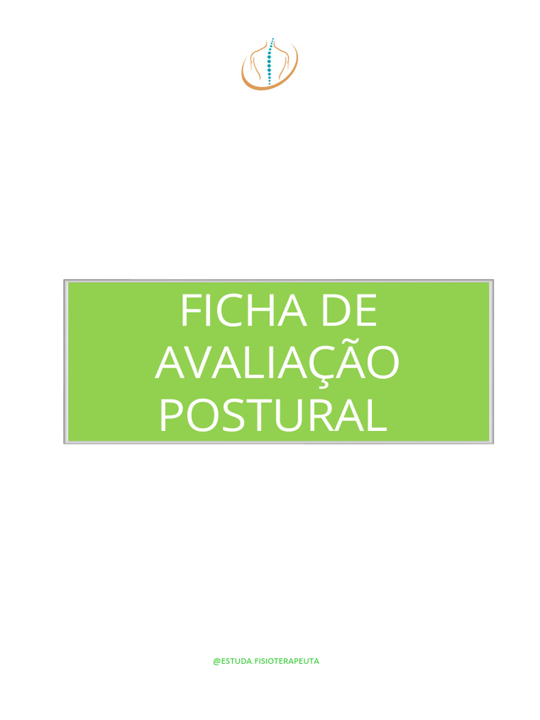 Ficha de Avaliação Postural Completa | PDF | Movimentos anatômicos | Joelho