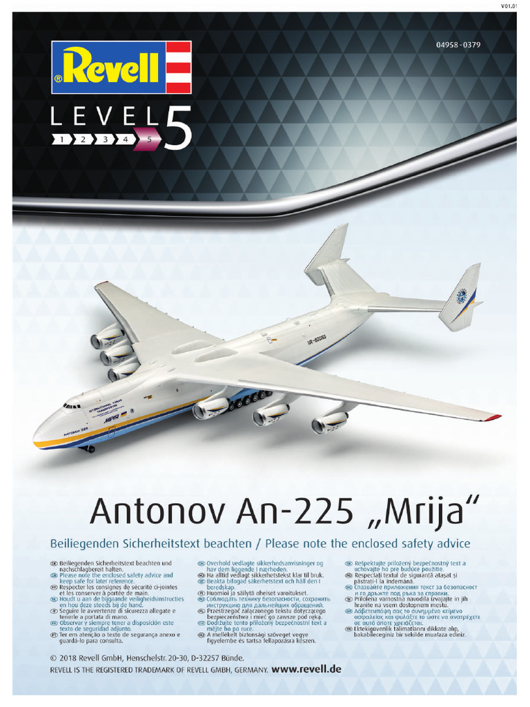 Antonov AN-225 1 - 144 Revell | PDF