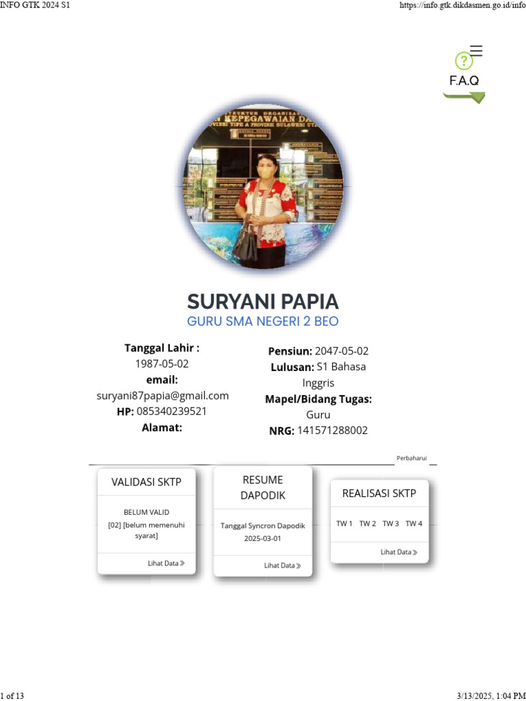 Info GTK 2024 Suryani Papia | PDF