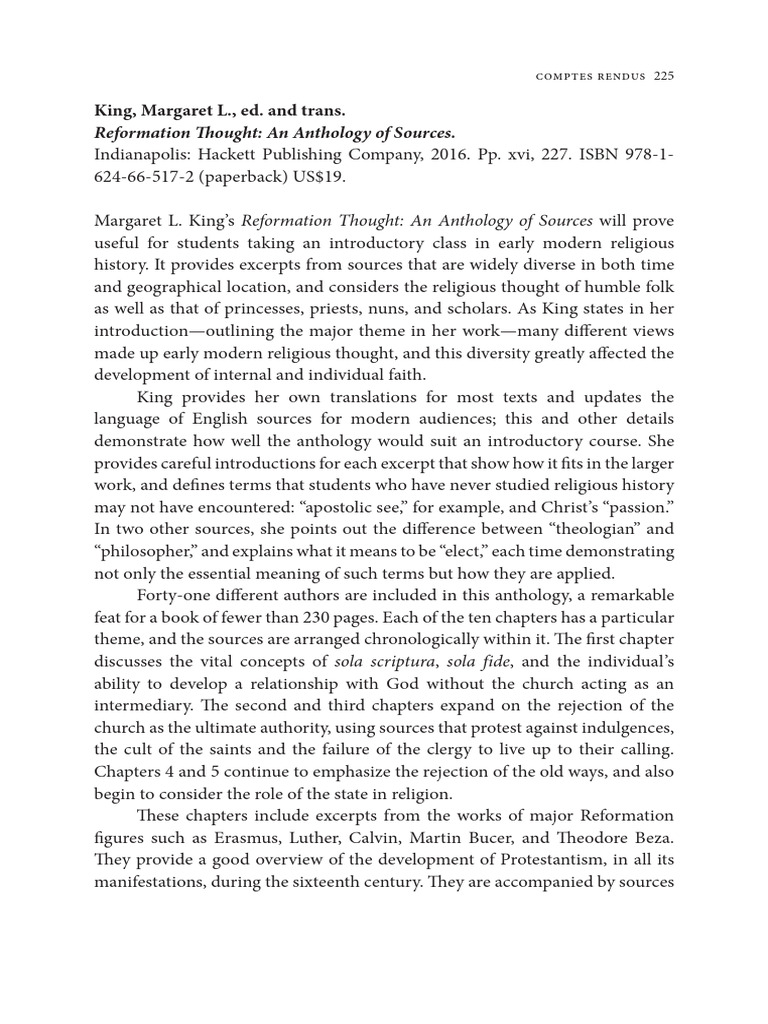 Bookreview-Angela Ranson | PDF | Abrahamic Religions | Protestantism