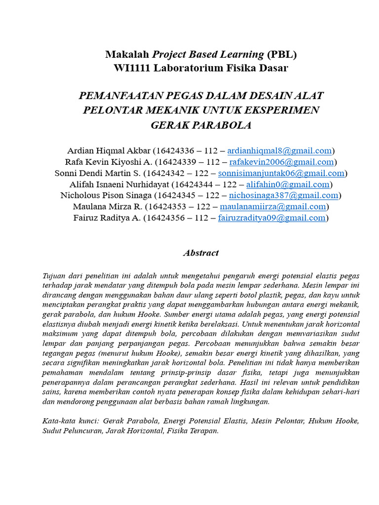 Laporan PBL_Kelompok 5 | PDF