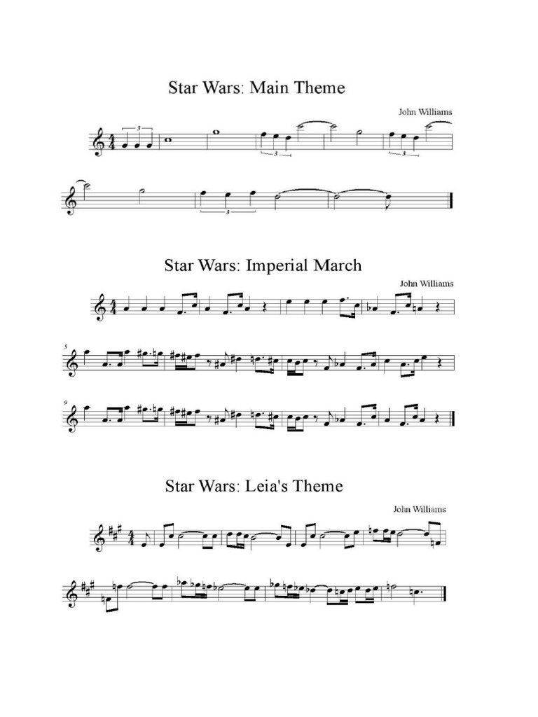 Star Wars Leitmotive | PDF