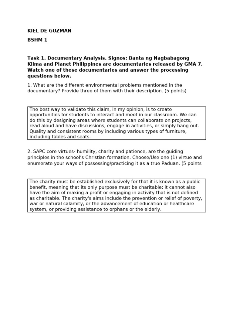 Environmental Issues in GMA Documentaries | PDF