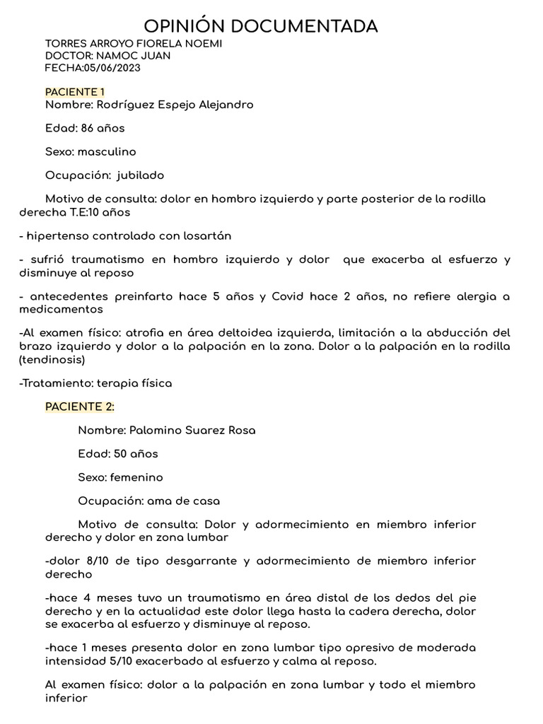 Od6 | PDF | Rodilla | Enfermedades y trastornos