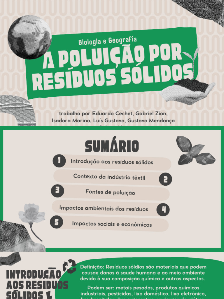 Green Modern Textured Environmental Sustainability Campaign ...