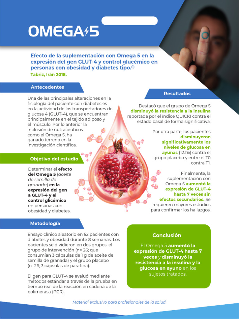 Omega 5 y control glucémico en diabetes | PDF | Diabetes | Resistencia ...