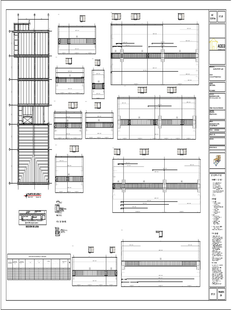 Planta de Losa 1: Proyecto EST 2/5 Proyecto 269 | PDF | Ajedrez