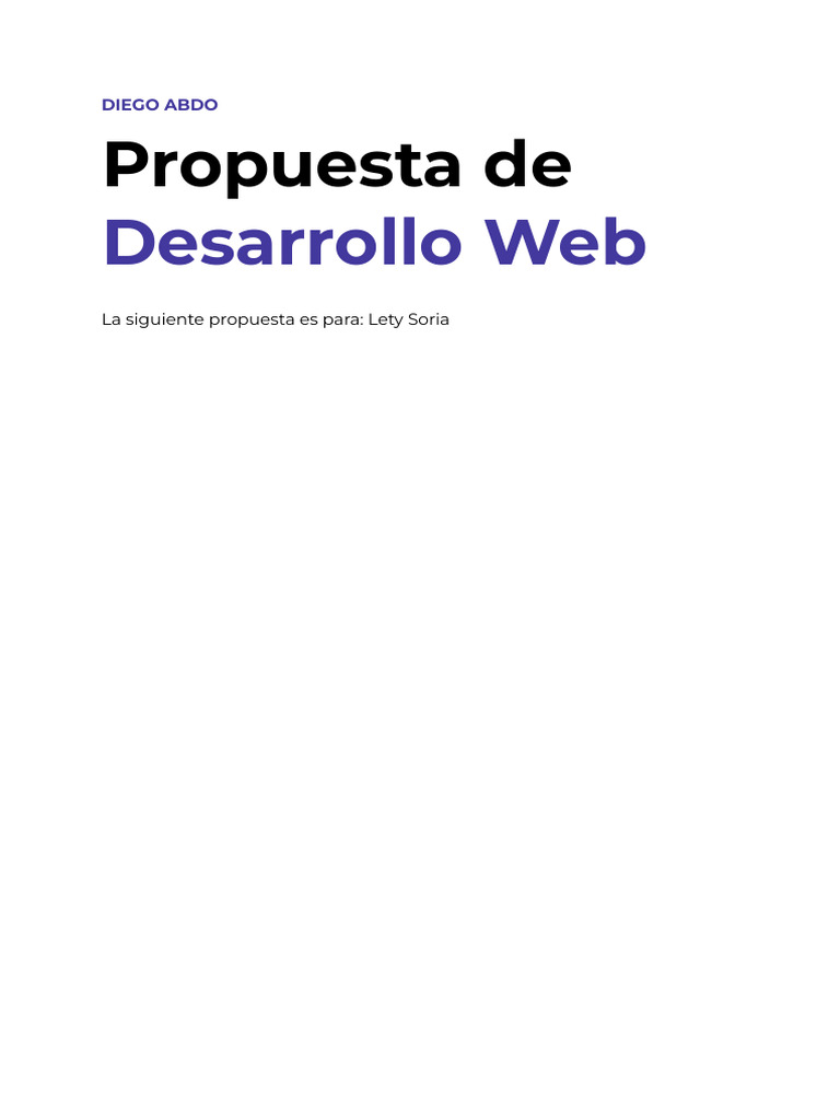 Desarrollo Web | PDF