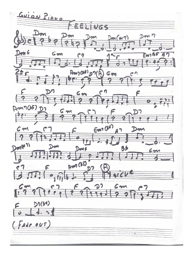 Feelings Piano | PDF