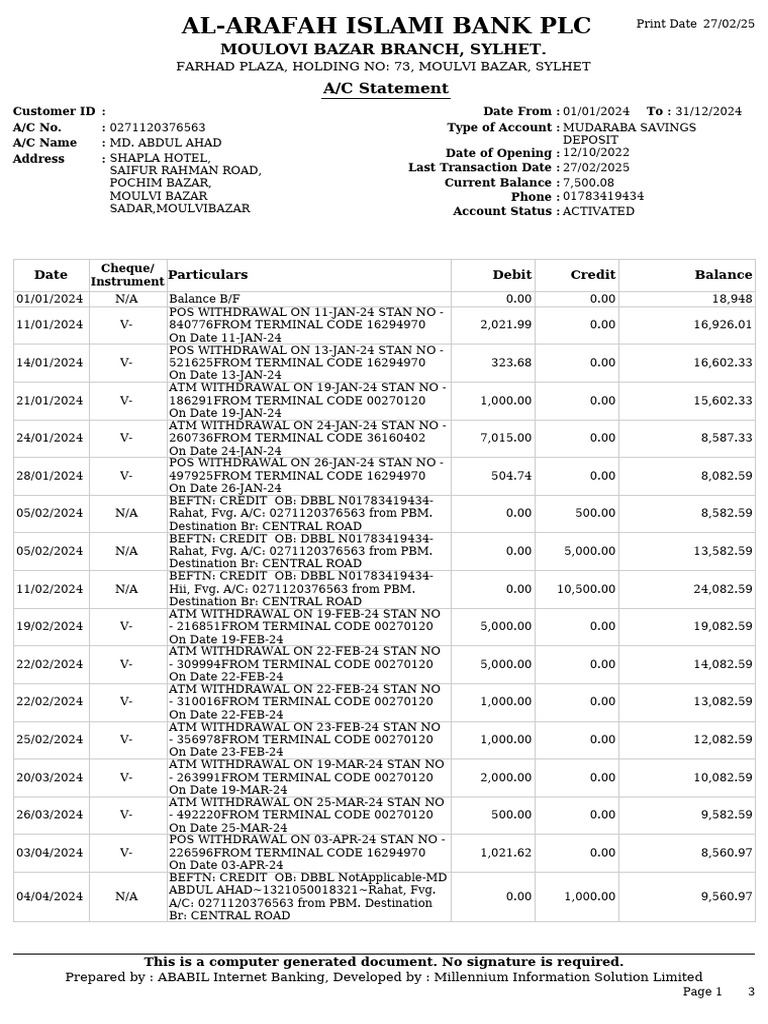 DEPOSIT Account Statement Amr 2025-02!27!22!17!03 980838Al-Arafah ...
