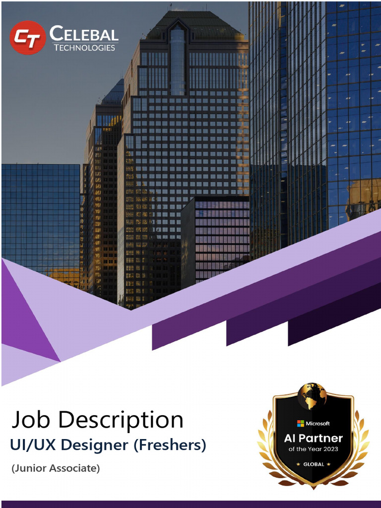 UIUX Designer - Freshers JD | PDF | Usability | Design