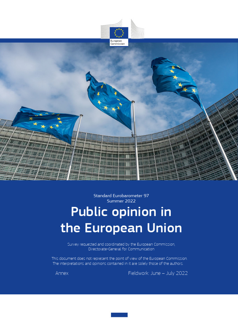 Standard Eurobarometer 97 Summer 2022 Data Annex En | PDF | Politics Of ...