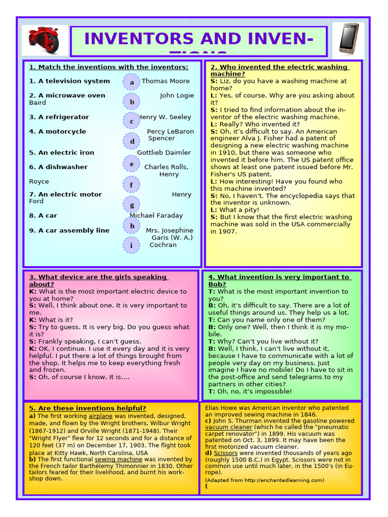 Key Inventions and Their Inventors | PDF | Wright Brothers | Invention