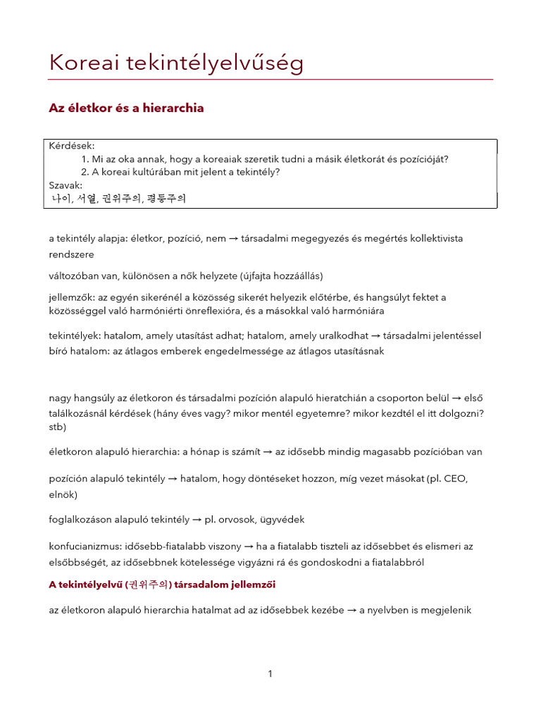 4 Tekintélyelvűség - Jegyzet | PDF