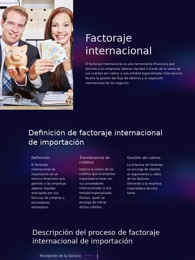 t1p3 Factoraje Internacional | PDF | Factoring (Finanzas) | Business