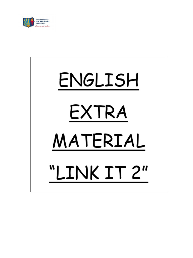 3º - Link It 2 - Extra Material | PDF | Rain | Kennedy Space Center
