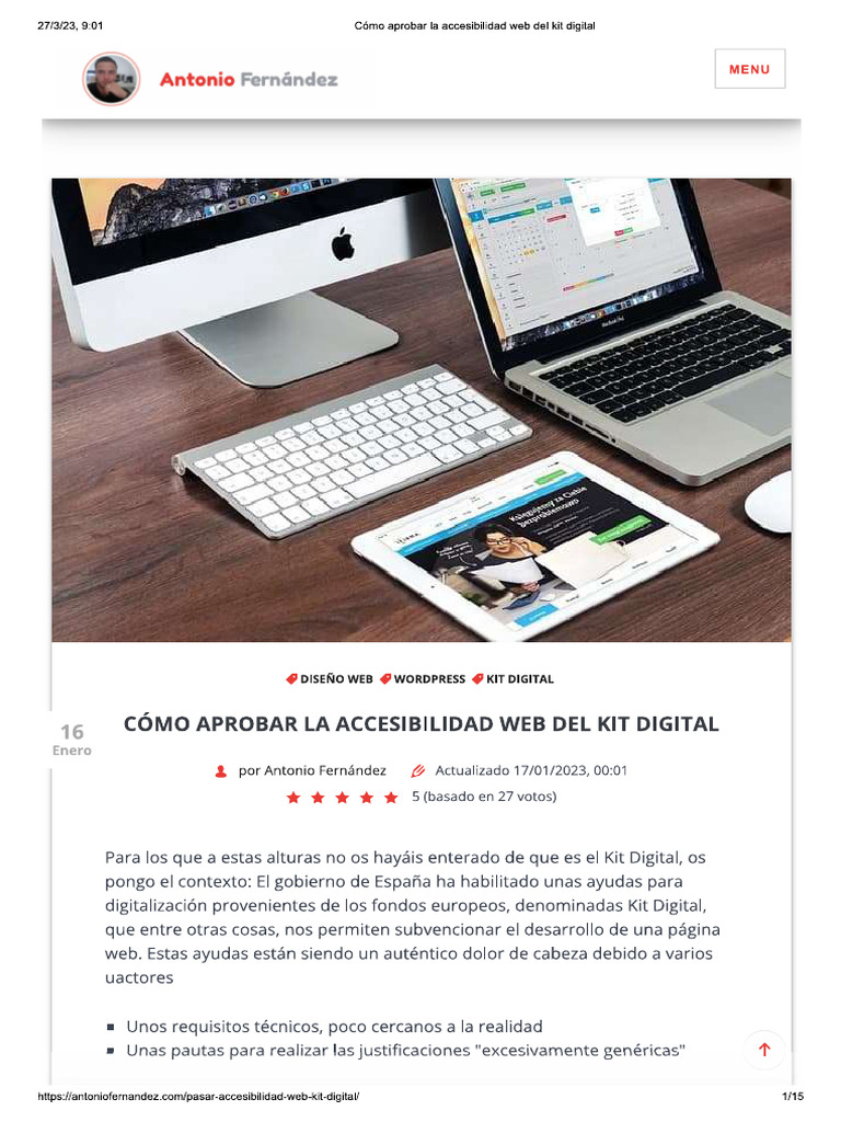 Guia para Pasar El Tema Accesibilidad | PDF