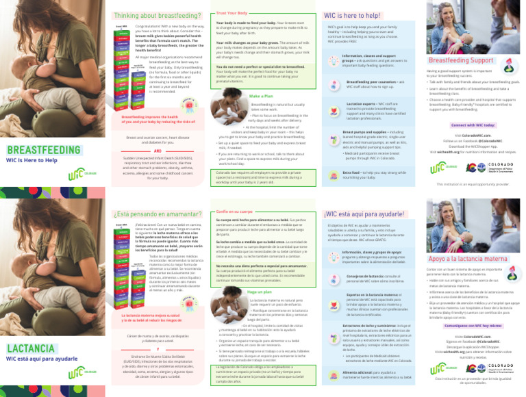 Breastfeeding Outreach Brochure-EN - SP | PDF | Amamantamiento | Salud ...