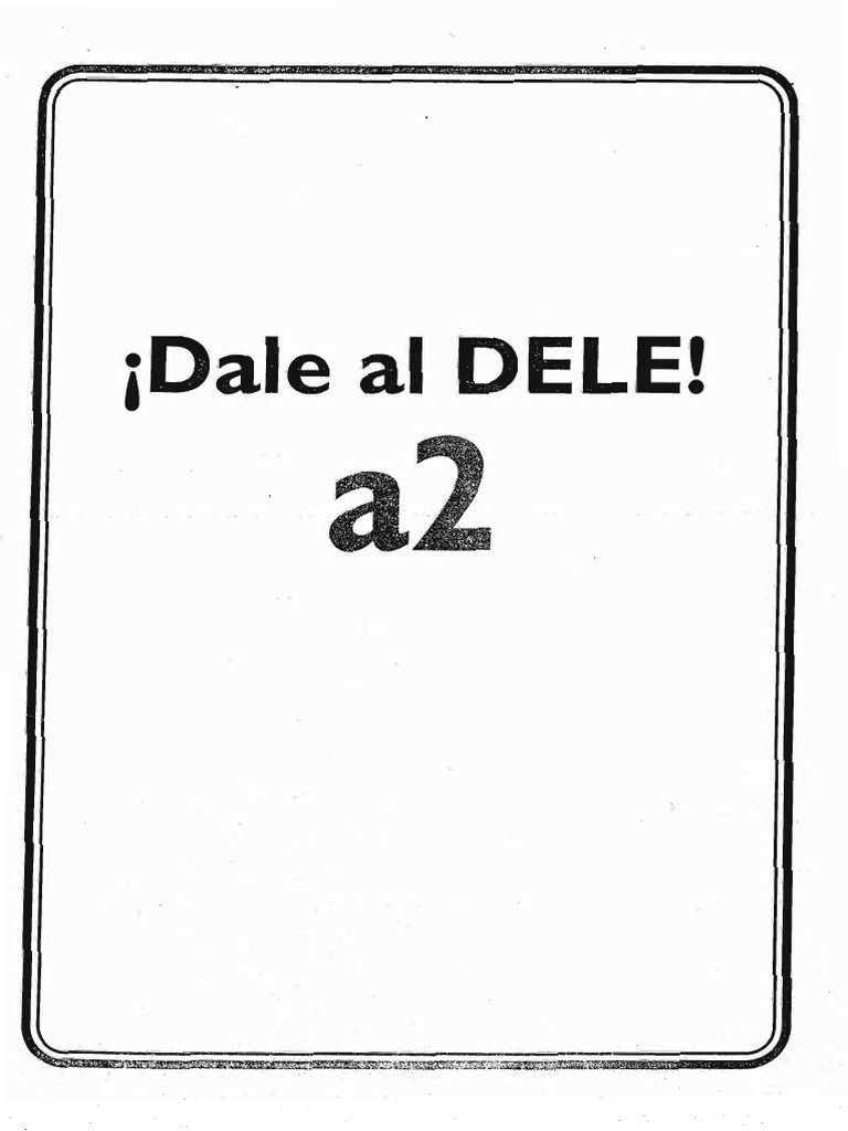 Libro-Dele A2 | PDF