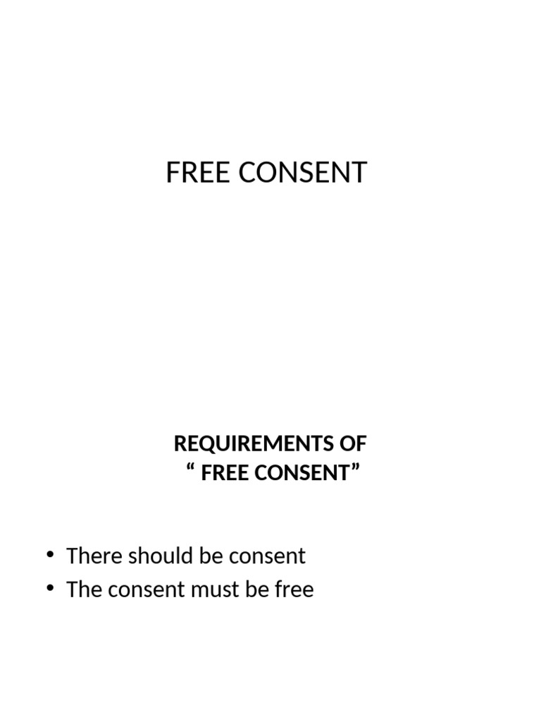 Free Consent: A Social Construct? | PDF | Misrepresentation | Justice
