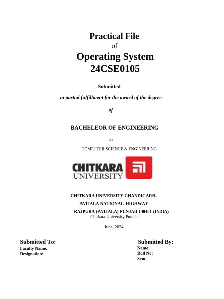 OS File Format | PDF