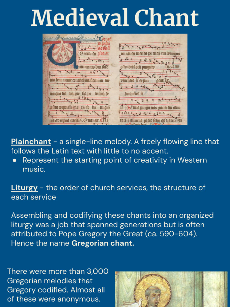 Evolution of Medieval Chant and Notation | PDF | Gregorian Chant ...