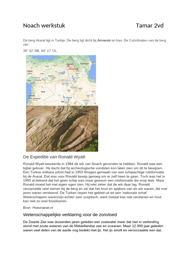 Noach-Werkstuk | PDF