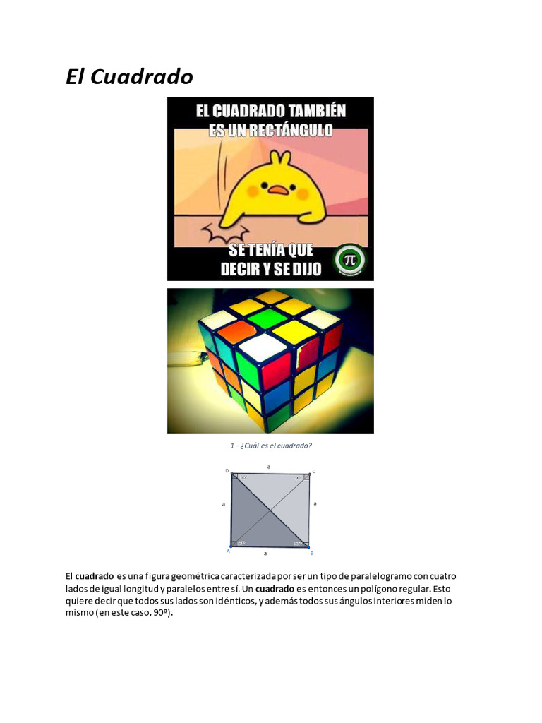 El Cuadrado | PDF
