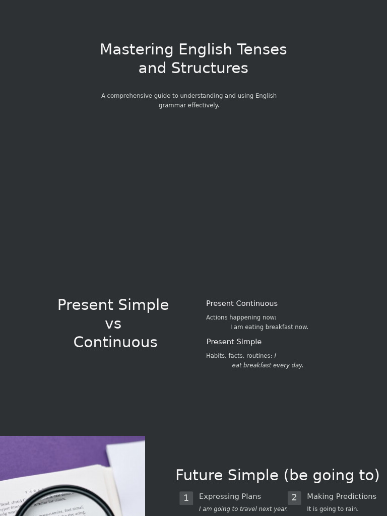 Mastering-English-Tenses-and-Structures | PDF