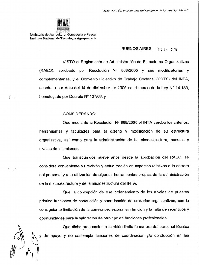 RAEO Reglamento - Administracion - de - Estructura - Res - CD - 1150 ...