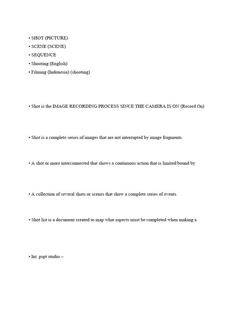 Film Structure | PDF