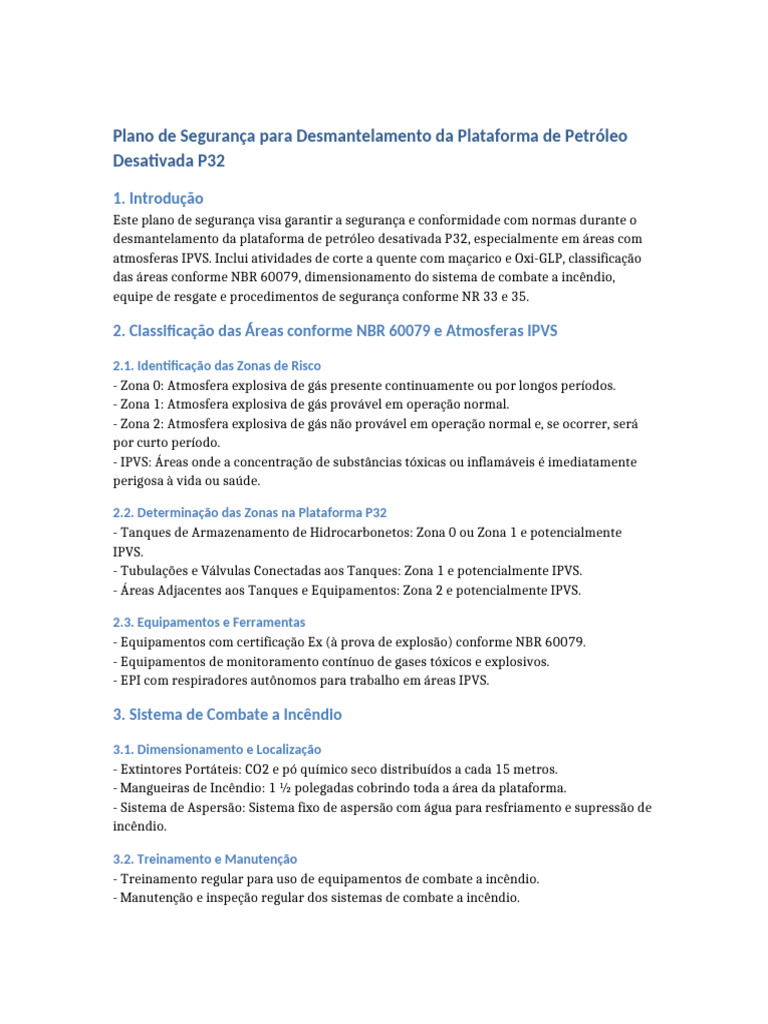 Plano_de_Seguranca_P32 | PDF