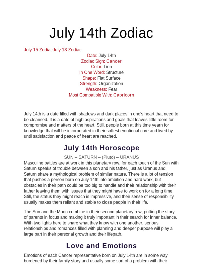 Zodiac signs for the month of july 60 photos - Astrologytoyou.com