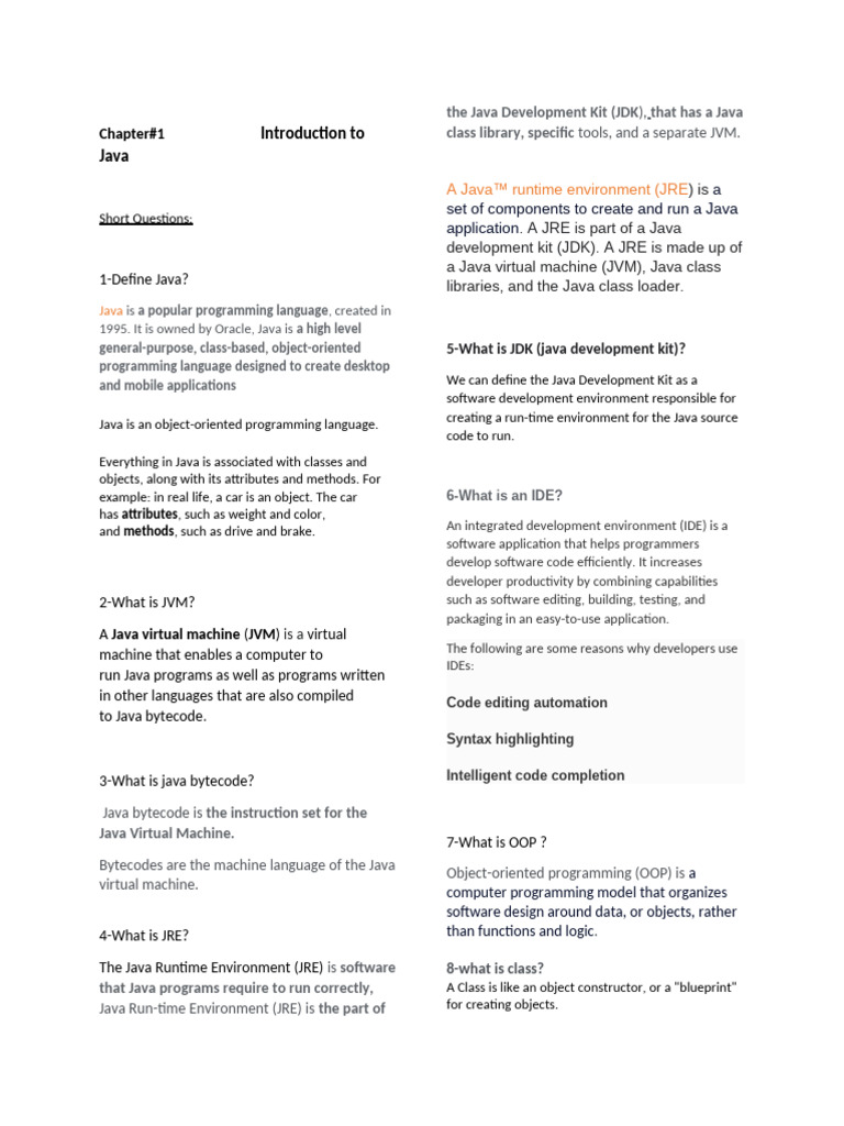 chapter1[1] | PDF | Java Virtual Machine | Java (Programming Language)