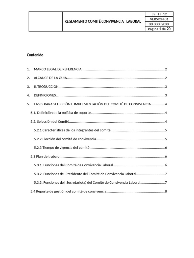 Distribudora Marimar Reglamento CCL | PDF | Comportamiento