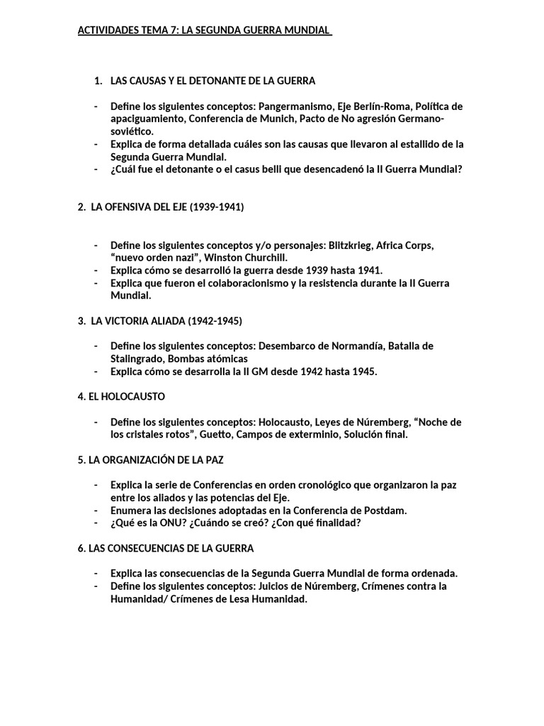 Actividades Tema 7 | PDF