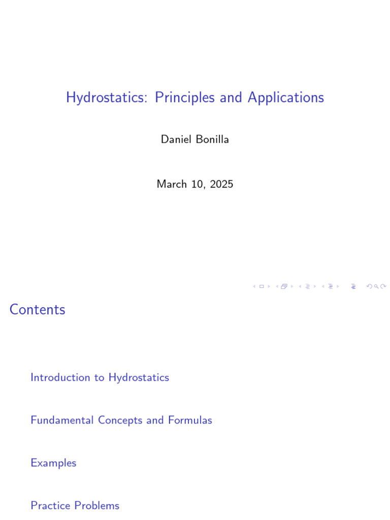 Hidrostatica-3 | PDF | Buoyancy | Pressure