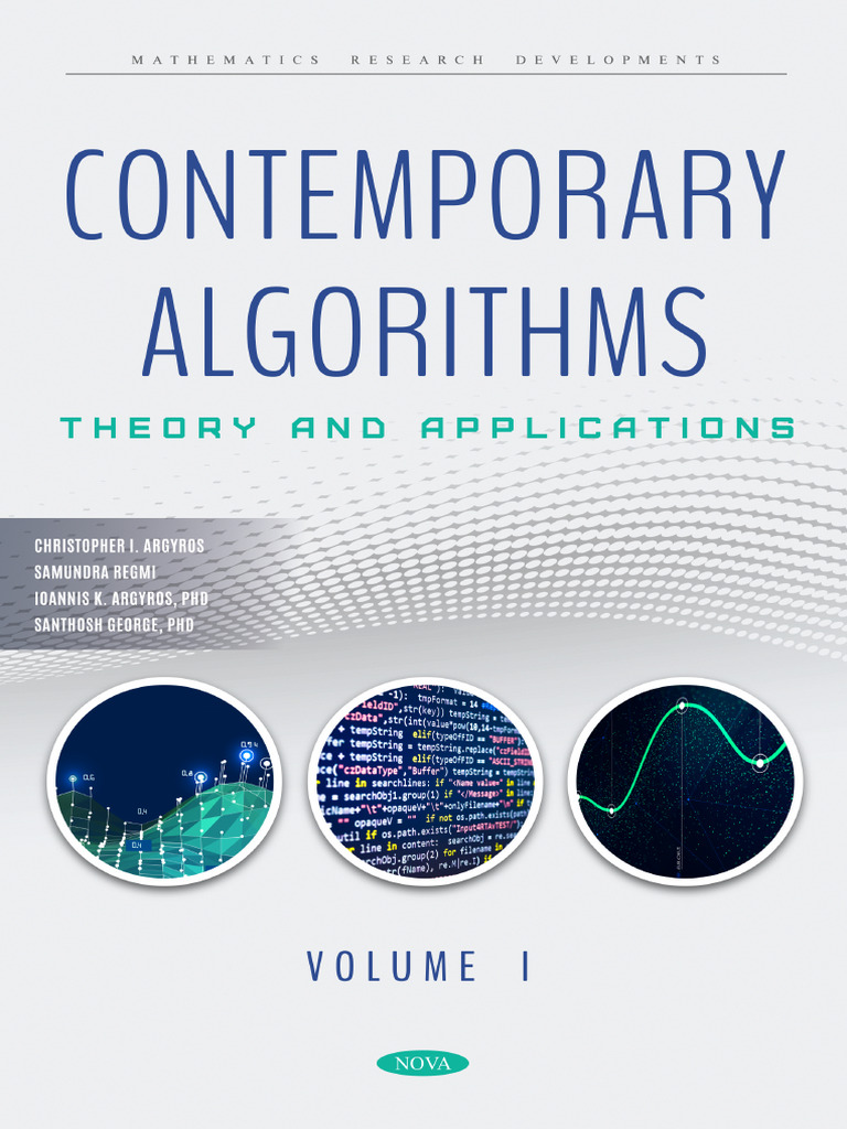 Contemporary Algorithms. Theory and Applications Volume I (Christopher ...