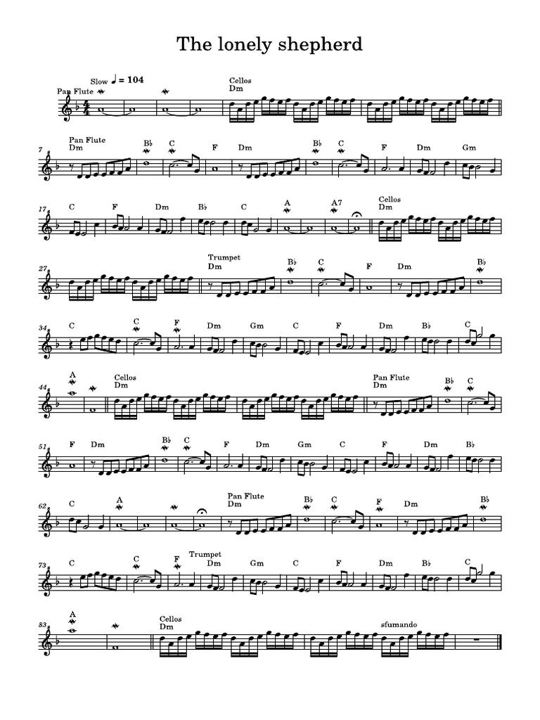 The Lonely Shepherd | PDF