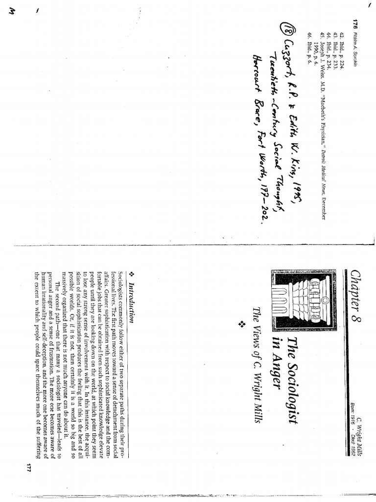 B6 - C. Wright Mills | PDF